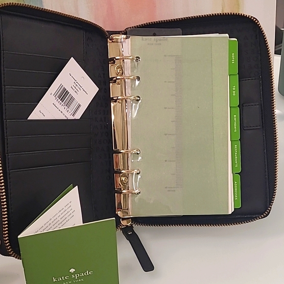 kate spade | Accessories | Kate Spade Zip Around Personal Organizer ...